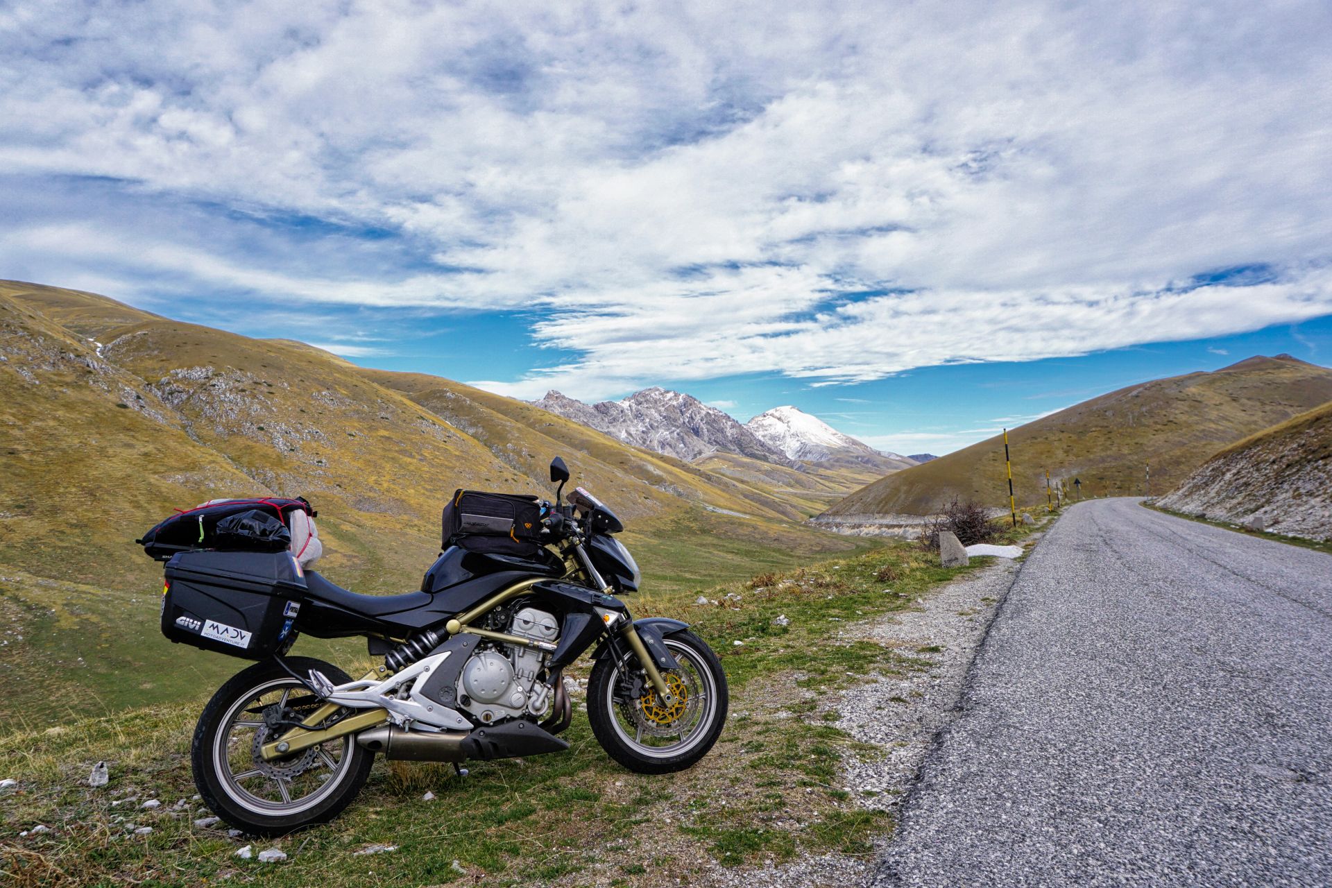Ss17bis Fonte Cerreto Campo Imperatore Motorcycle Diaries